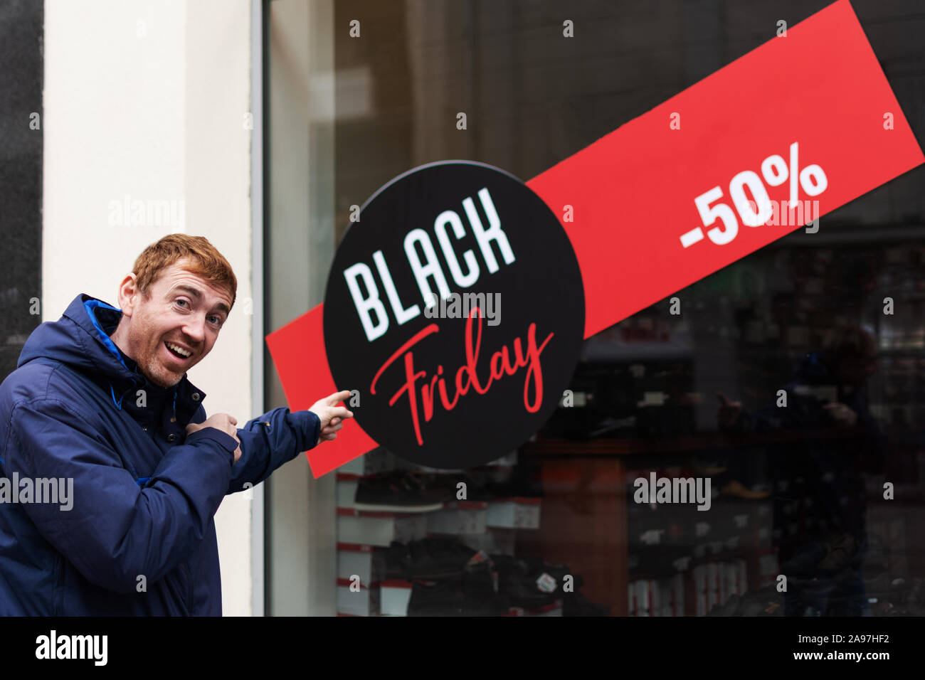 Shop window banner High Resolution Stock Photography and Images - Alamy