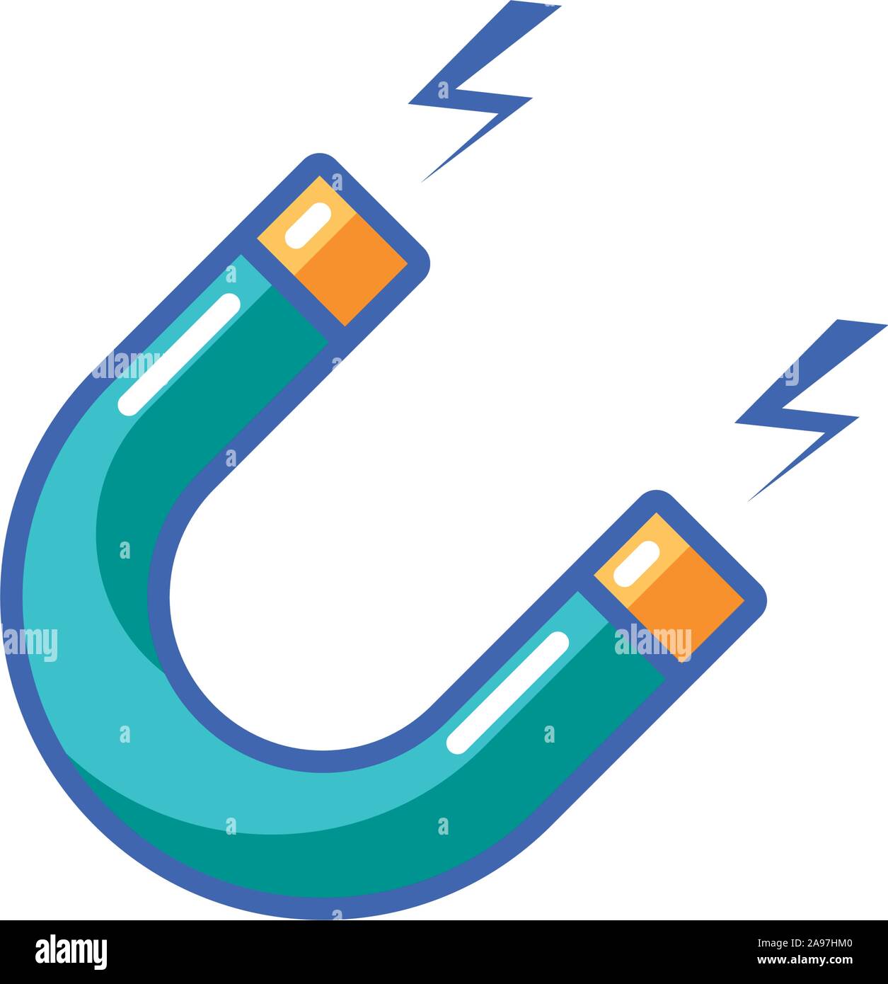 magnet icon design, Energy renewable power supply and sustainable theme ...