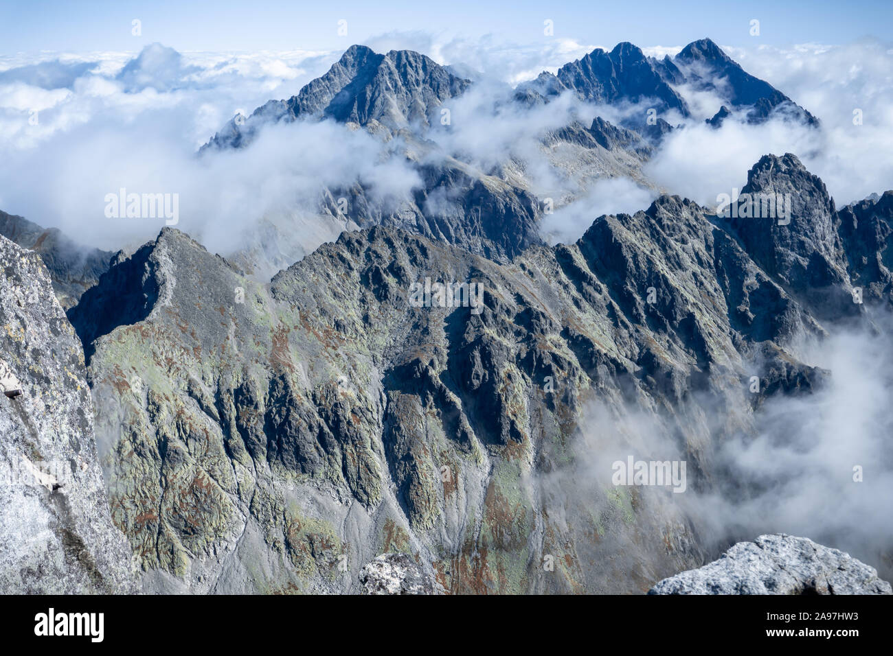 Gerlach peak high tatra mountains hi-res stock photography and images ...