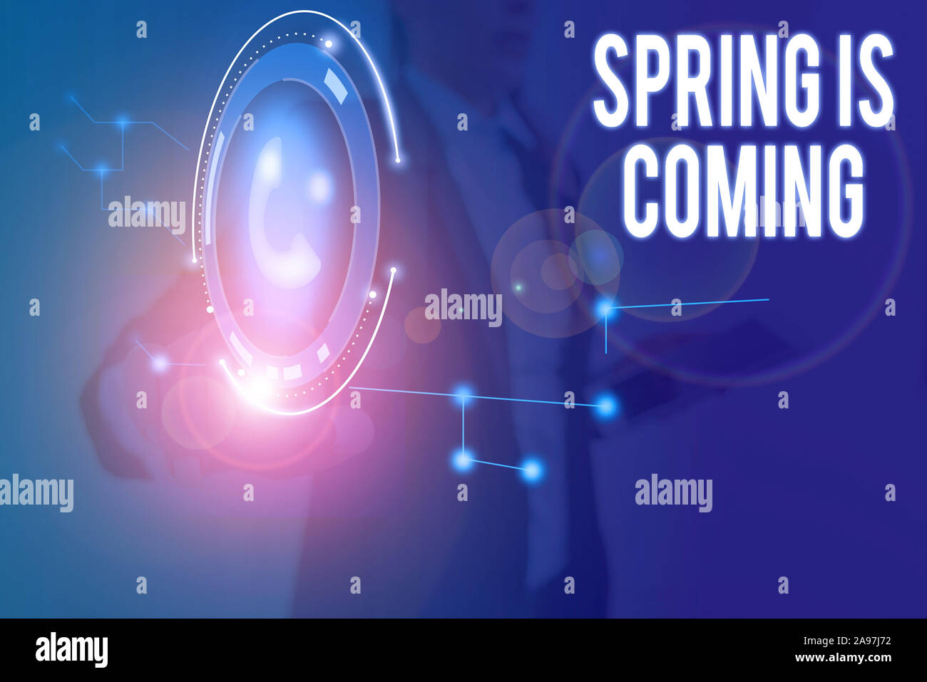 Word writing text Spring Is Coming. Business photo showcasing After ...