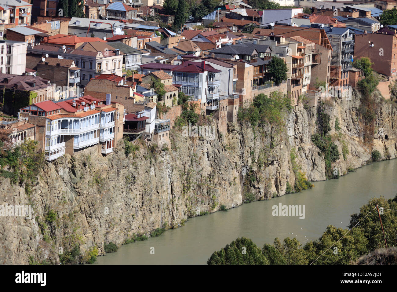 Old Town of Tiflis, Tbilisi, Georgia Stock Photo - Alamy