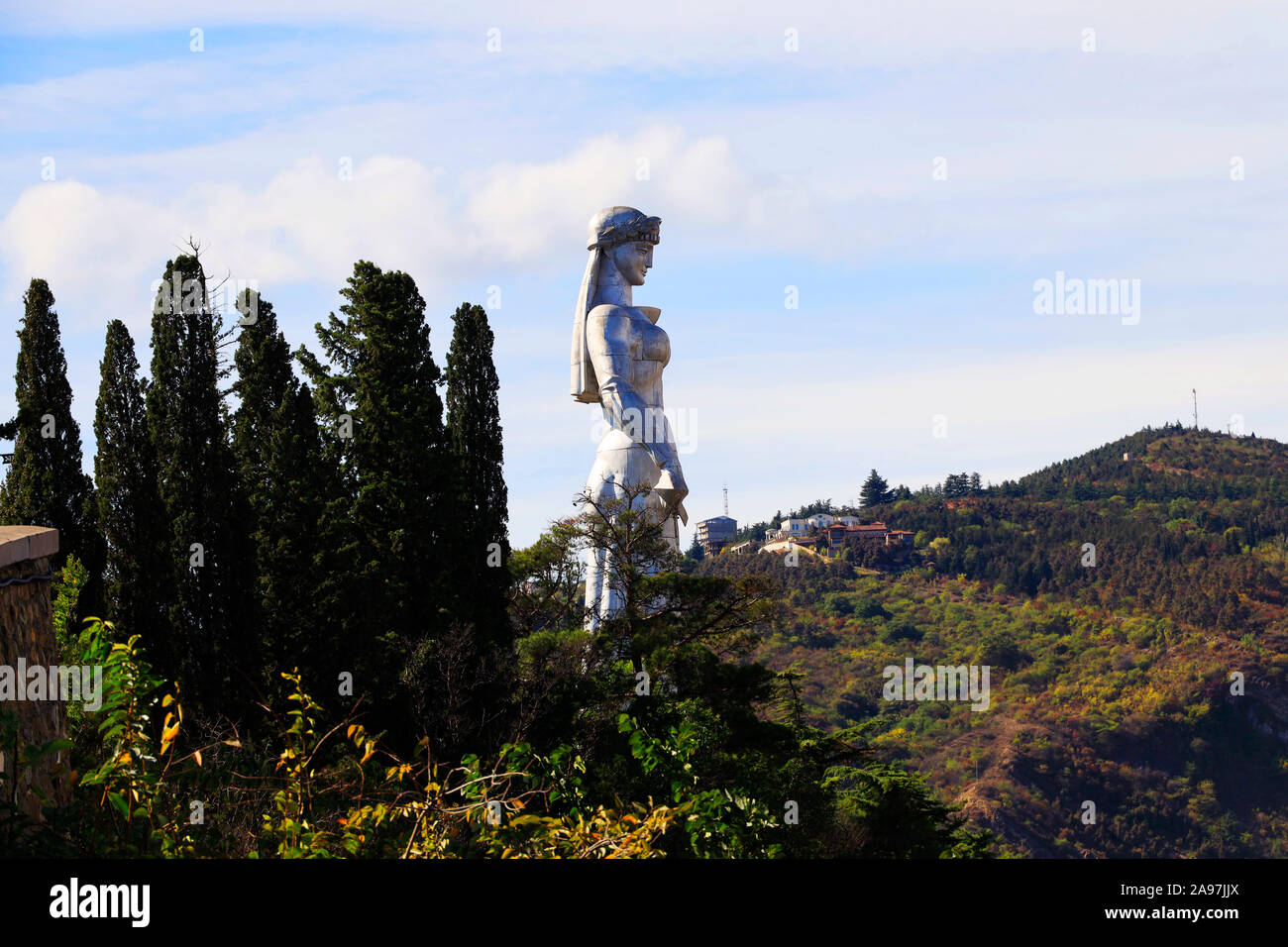 Kartlis Deda, Mother of Georgia Statue, Old Town of Tiflis, Tbilisi ...