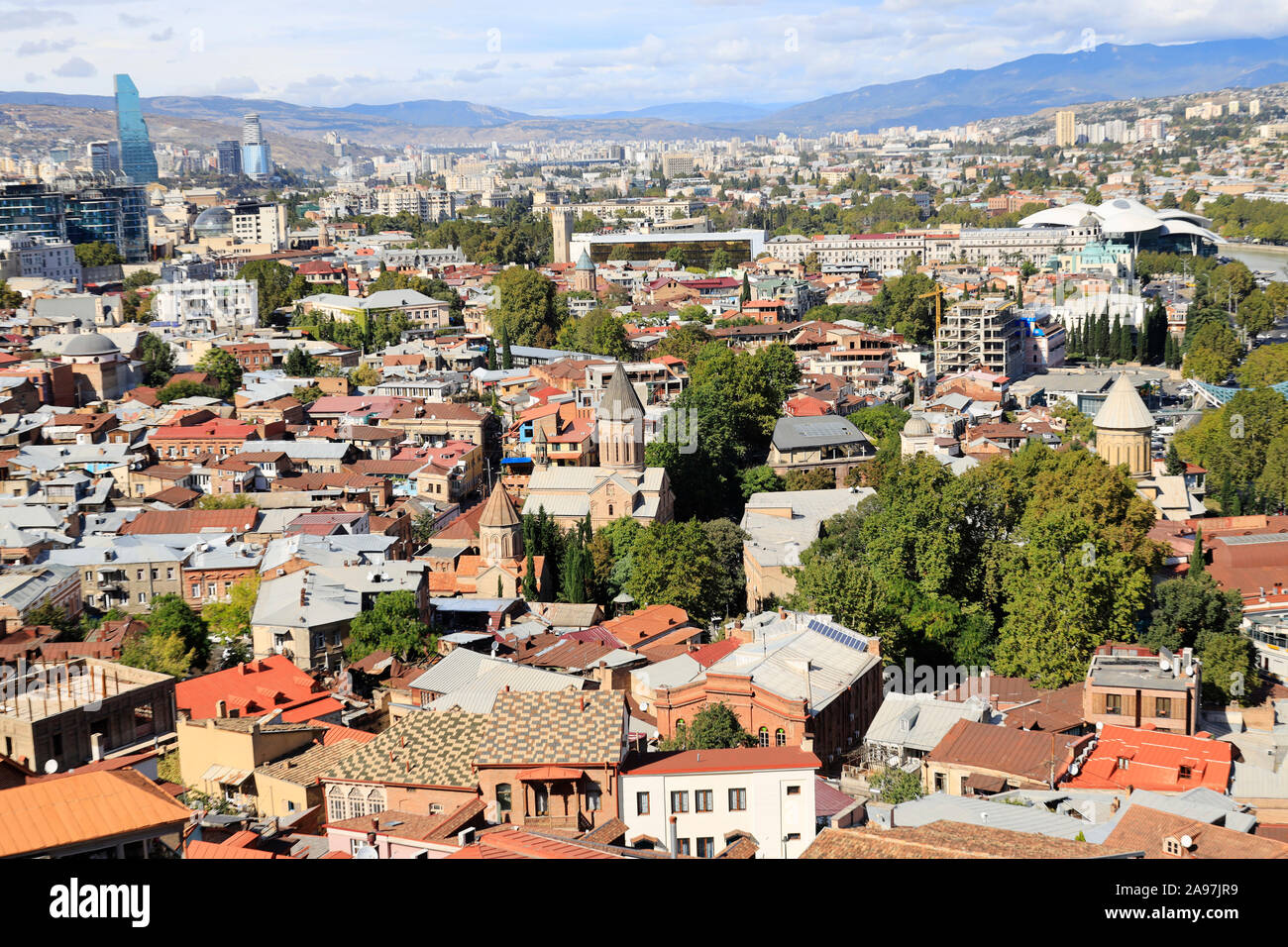 Old Town of Tiflis, Tbilisi, Georgia Stock Photo - Alamy