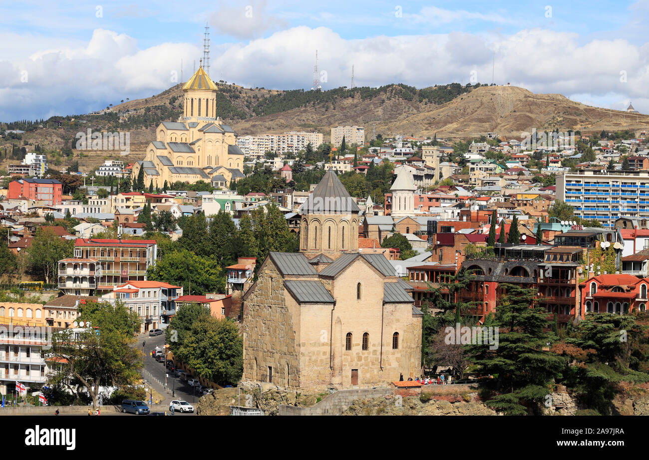 Old Town of Tiflis, Tbilisi, Georgia Stock Photo - Alamy