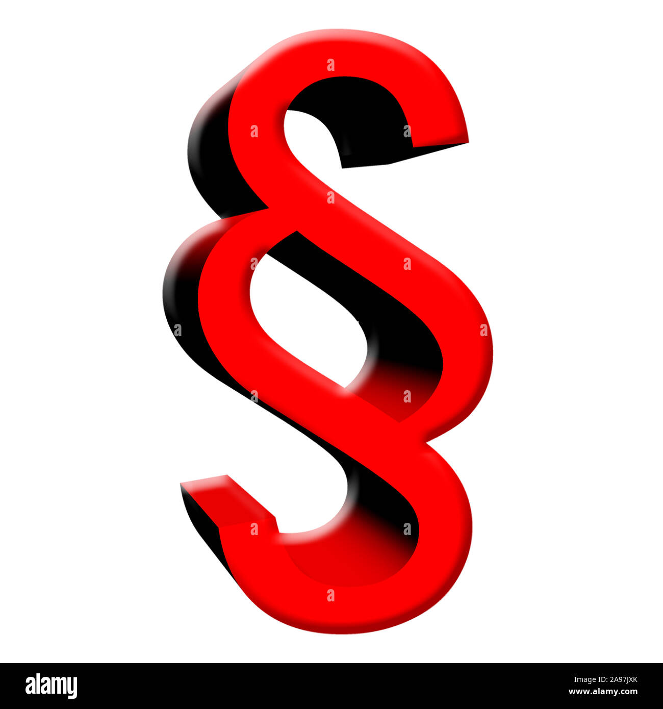 Paragraph red isolated on white background Stock Photo - Alamy