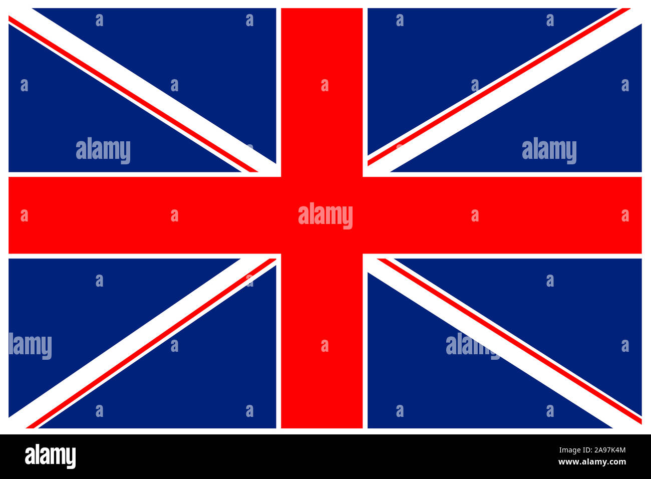 Uk flag white background hi-res stock photography and images - Alamy