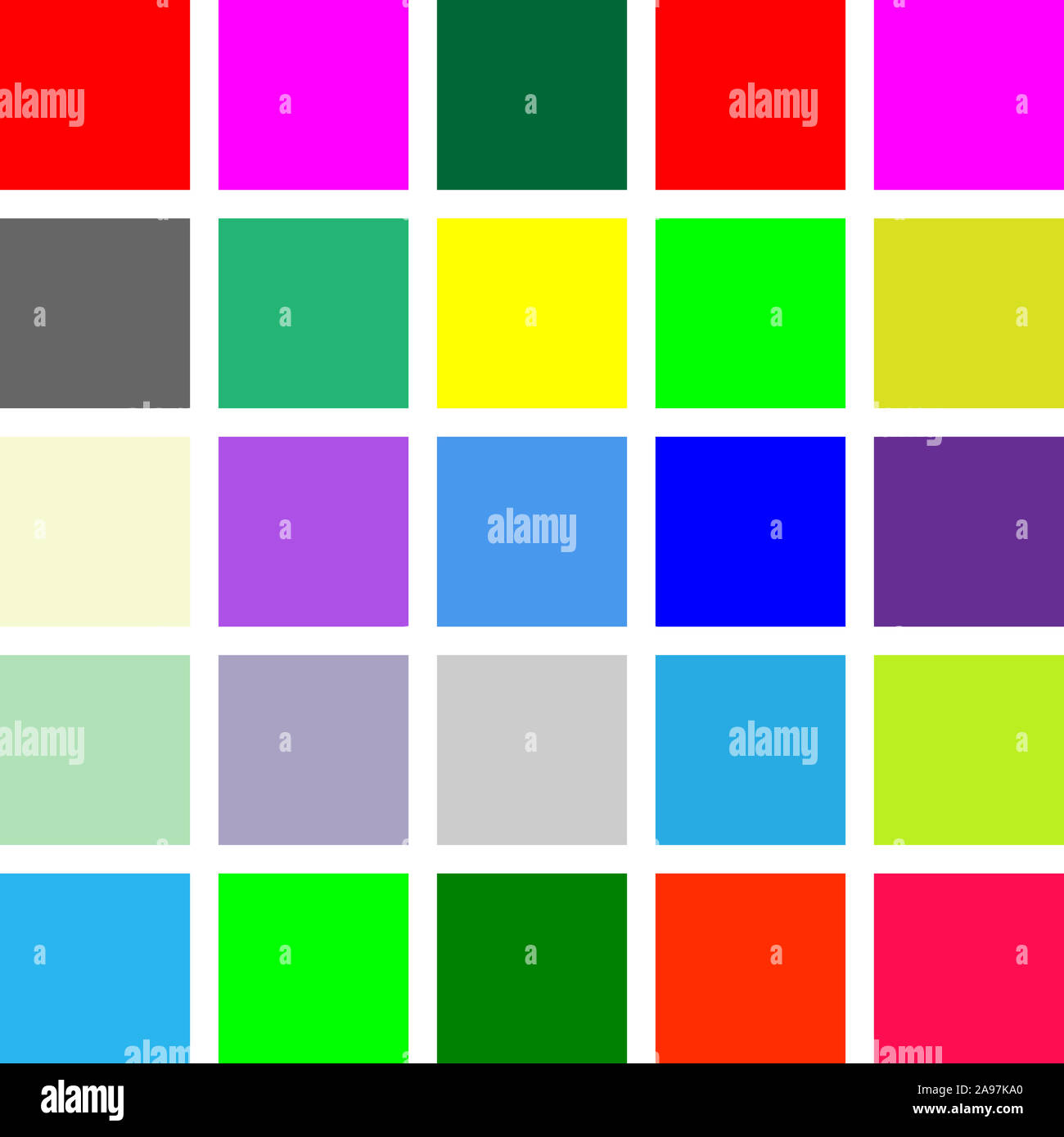 Coloured frame grid on white background Stock Photo - Alamy