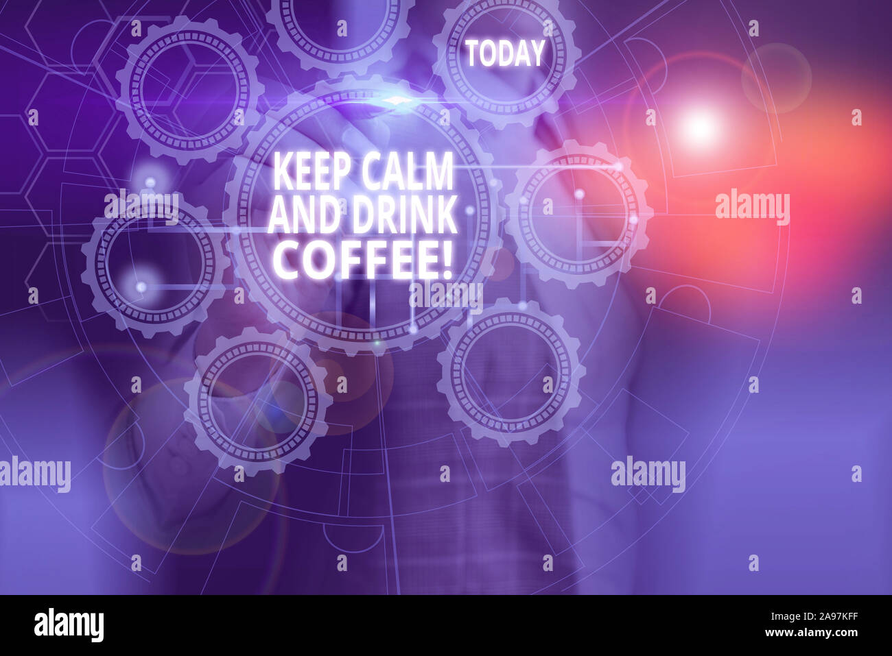 Keep Calm Drink Coffee Sign High Resolution Stock Photography and ...
