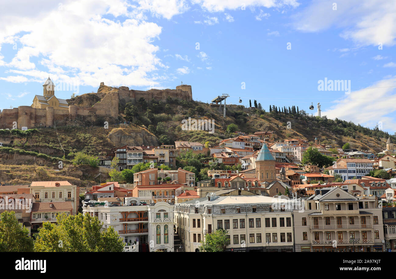 Old Town of Tiflis, Tbilisi, Georgia Stock Photo - Alamy