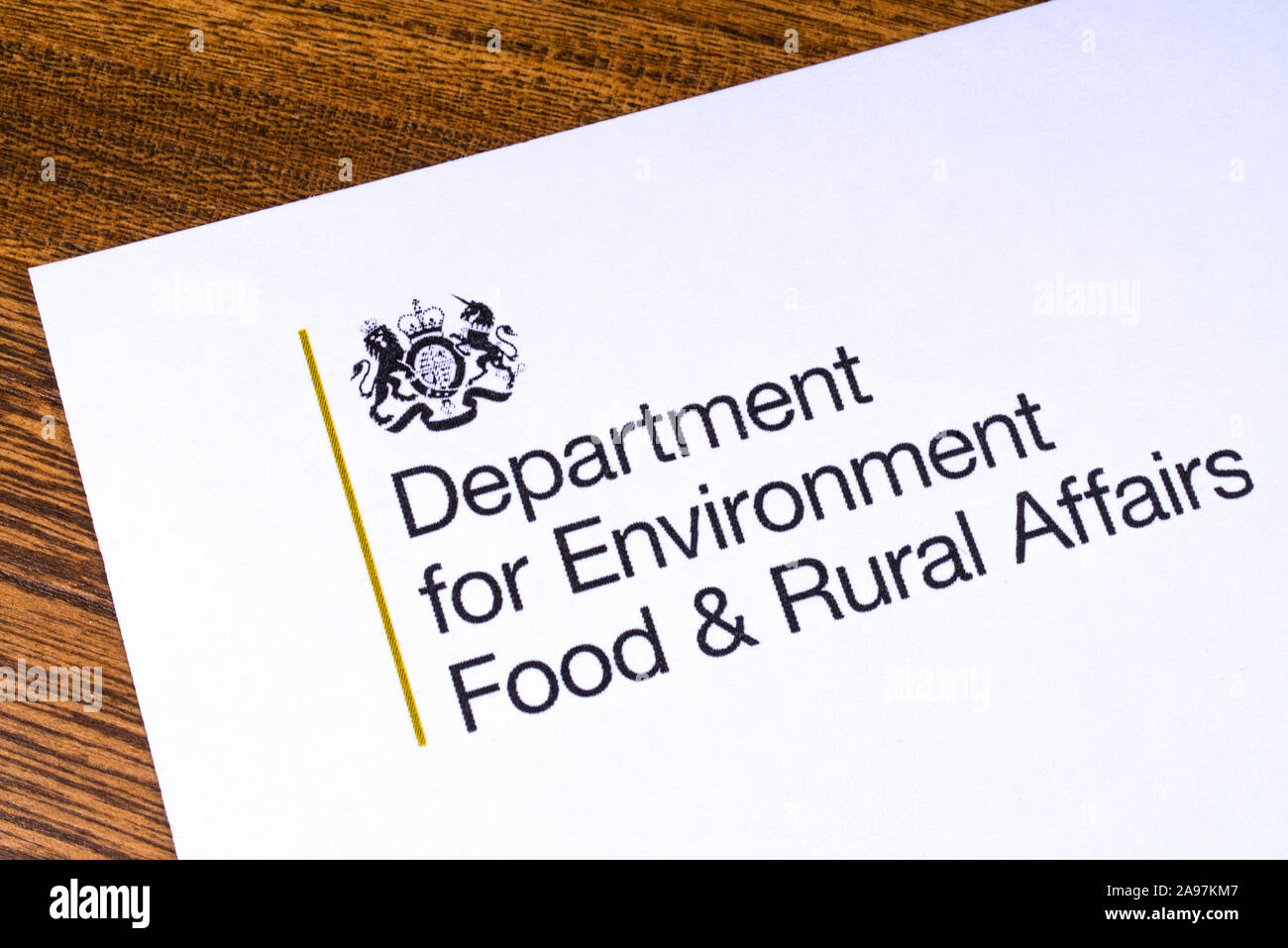 London, UK - March 12th 2019: Logo of the UK Department for Environment ...