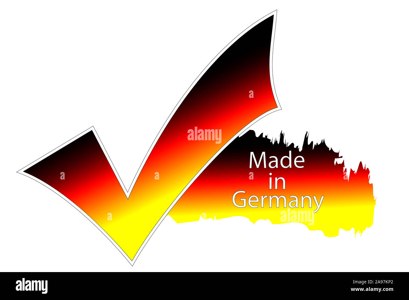 Hook Made in Germany on white background Stock Photo - Alamy