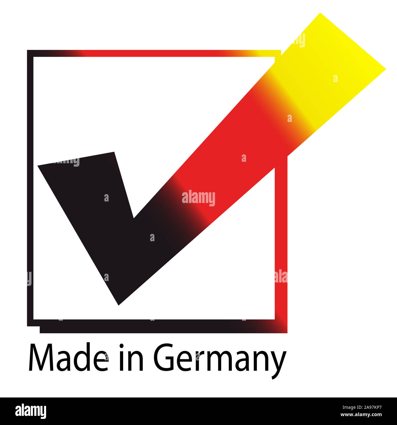 Hook Made in Germany on white background Stock Photo - Alamy