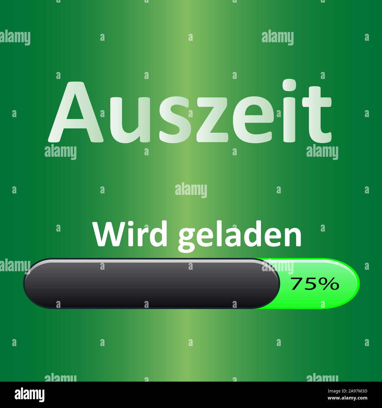 Timeout Loaded symbol concept on white Background Stock Photo - Alamy