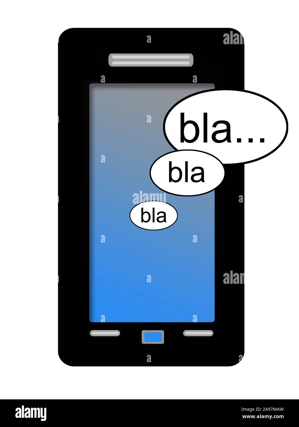 Mobile phone spam Cut Out Stock Images & Pictures - Alamy