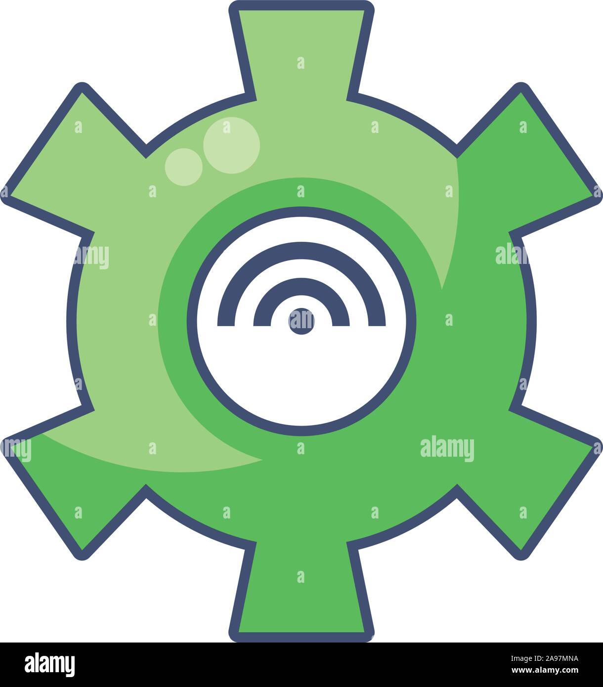 wifi icon design, Digital technology communication social media ...