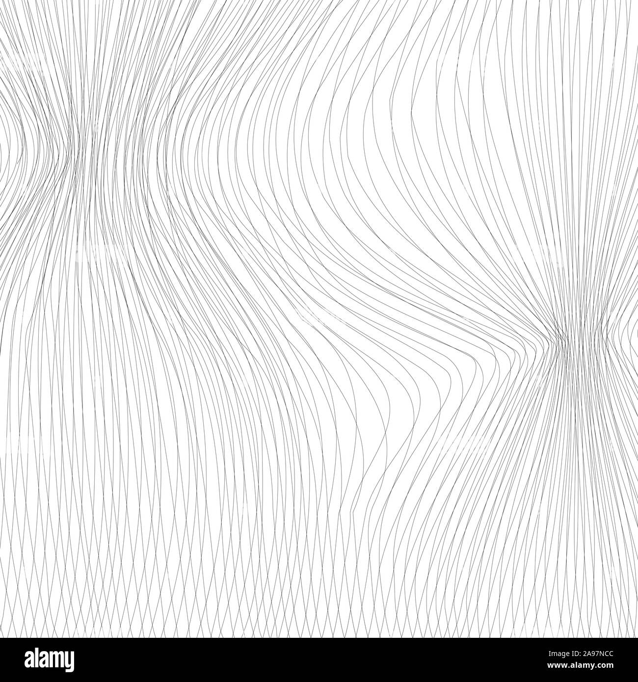 Curvy and geometric lines abstract background, simply and trendy vector ...