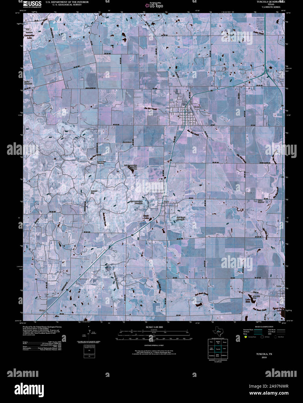 Tuscola map hi-res stock photography and images - Alamy