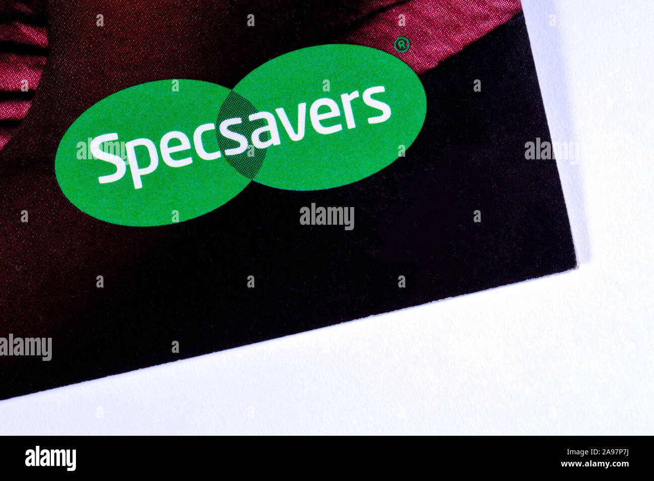 London, UK - March 7th 2019: The company logo of Specsavers, pictured ...