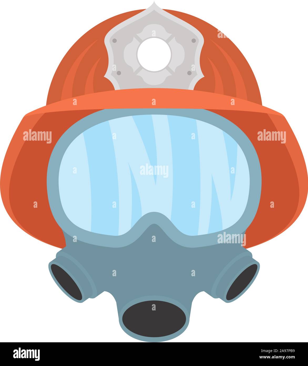 Fireman mask Stock Vector Images - Alamy