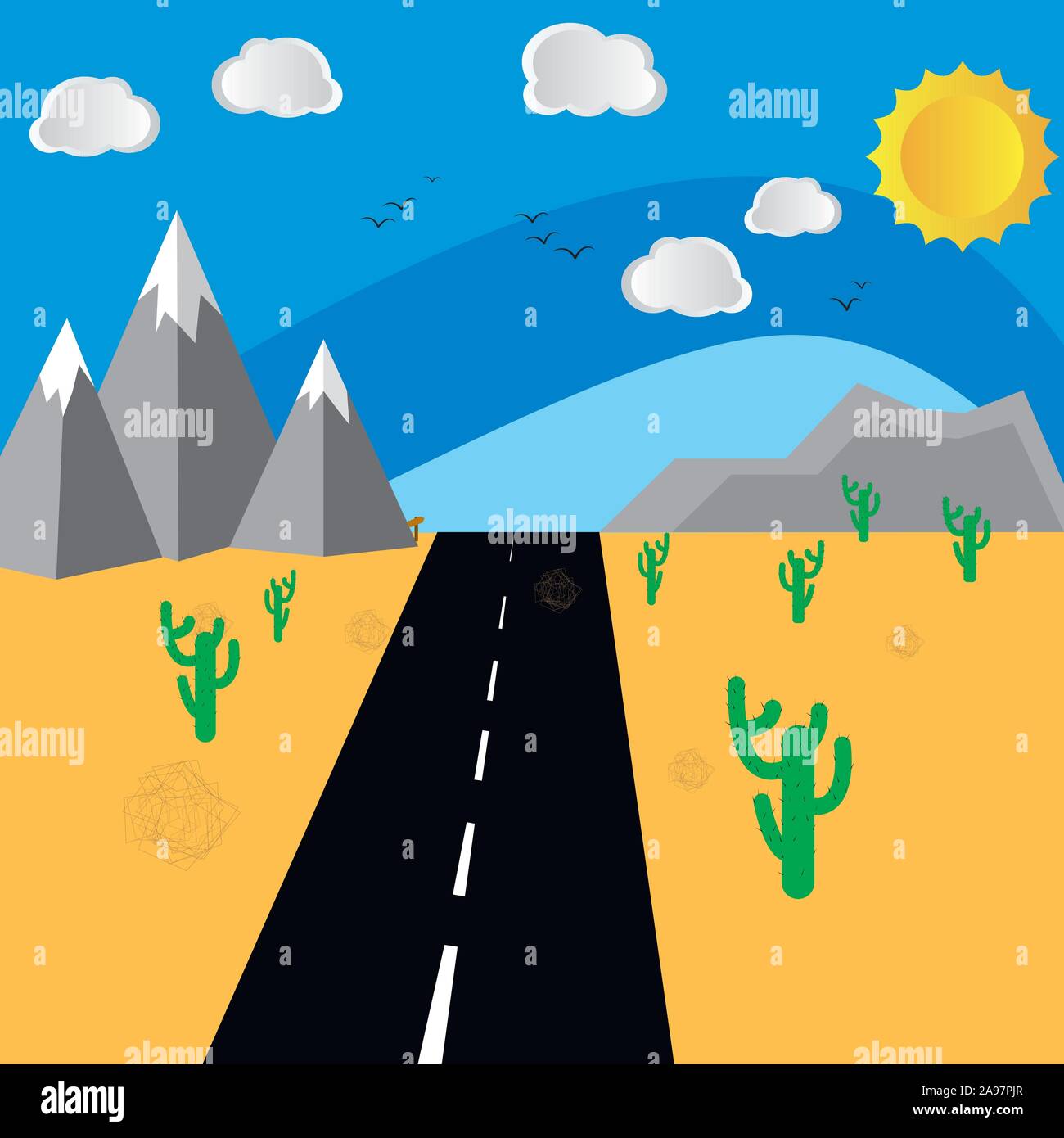 Highway of the world Stock Vector Images - Alamy