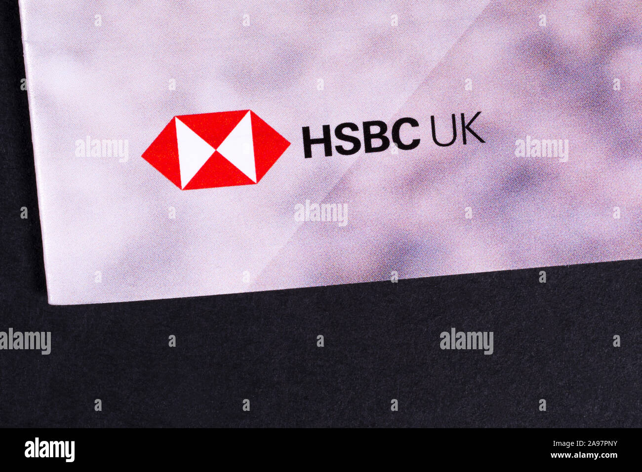 London, UK - March 7th 2019: The logo for HSBC bank pictured on the ...