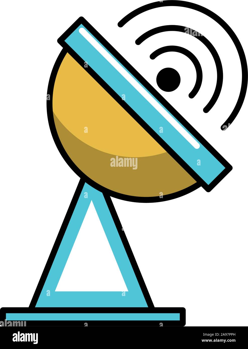Antenna icon design, Digital technology communication social media ...