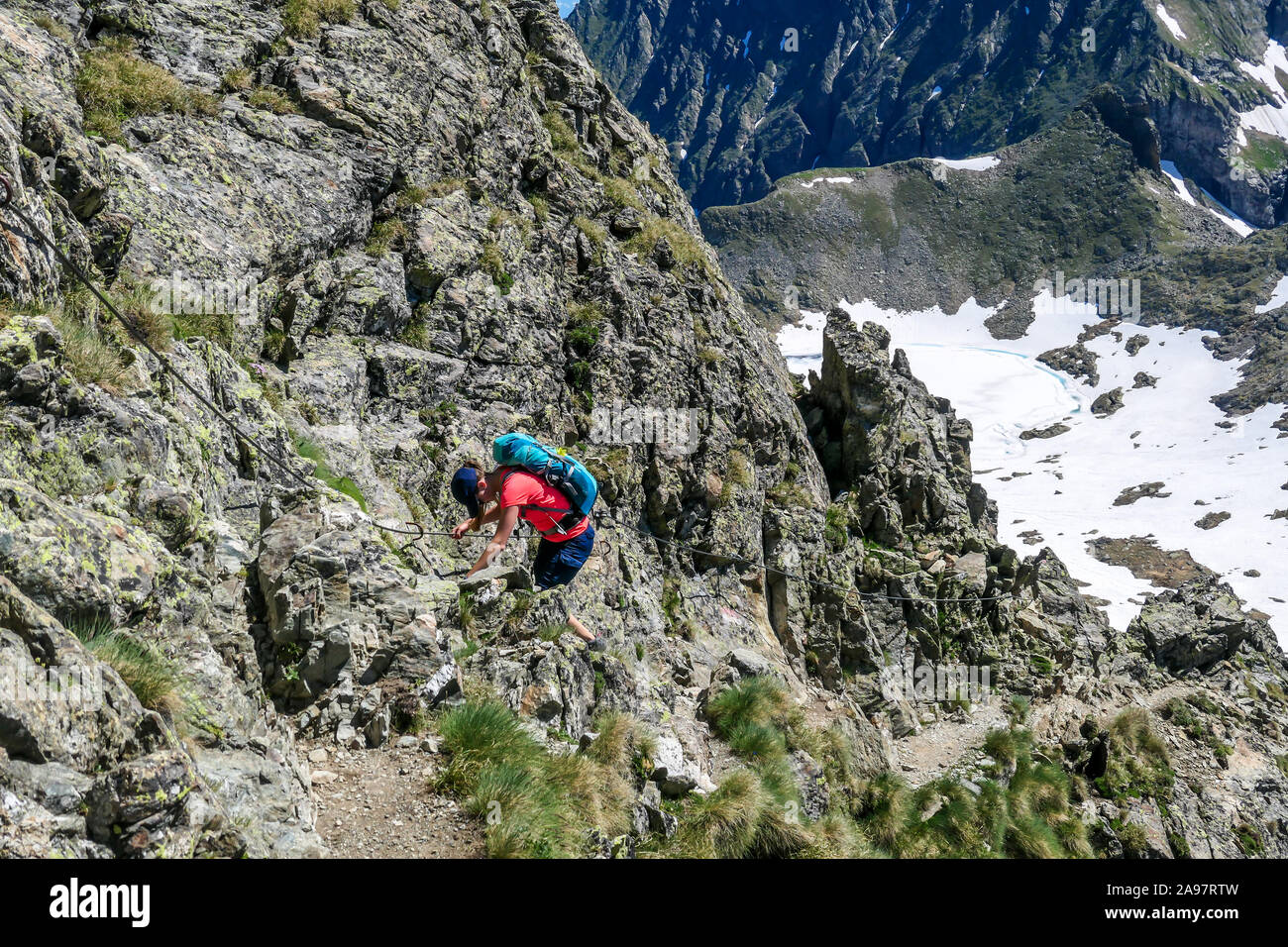 Dangerous hike hi-res stock photography and images - Alamy