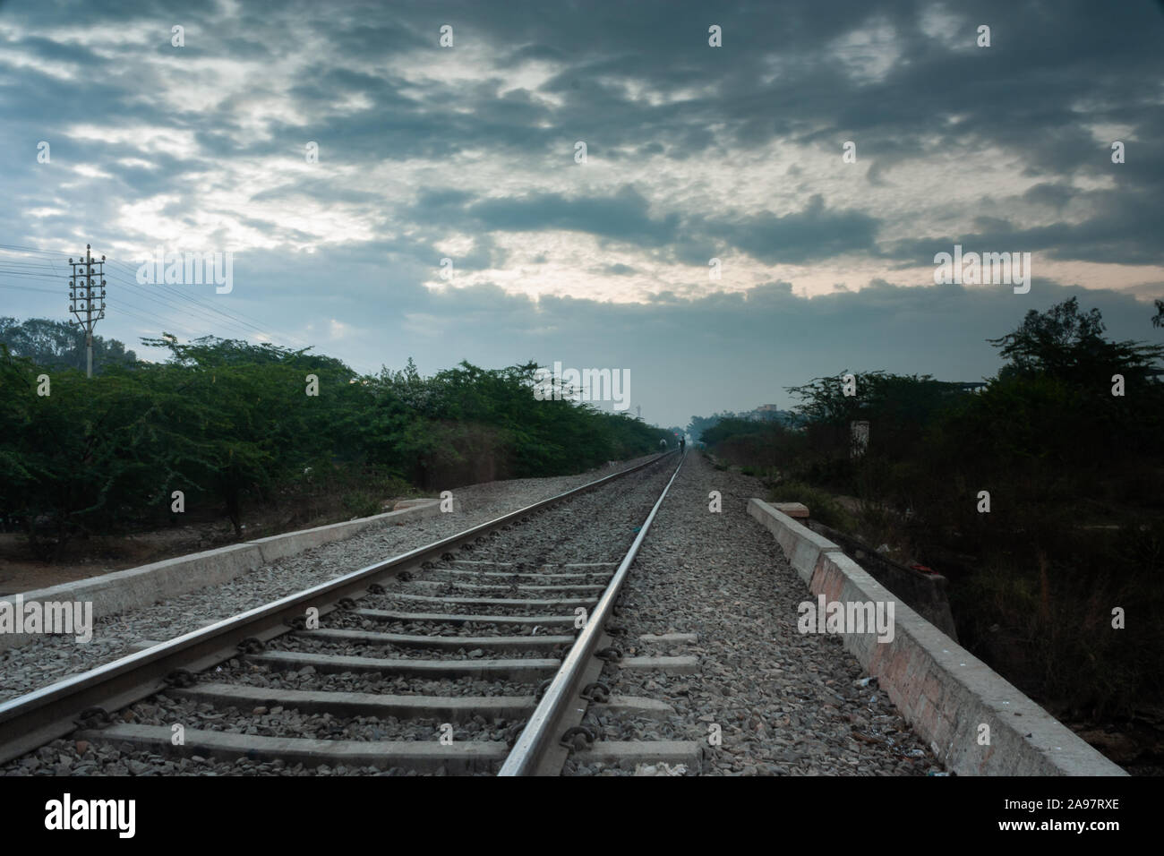 Train Track Pattern Background High Resolution Stock Photography and ...