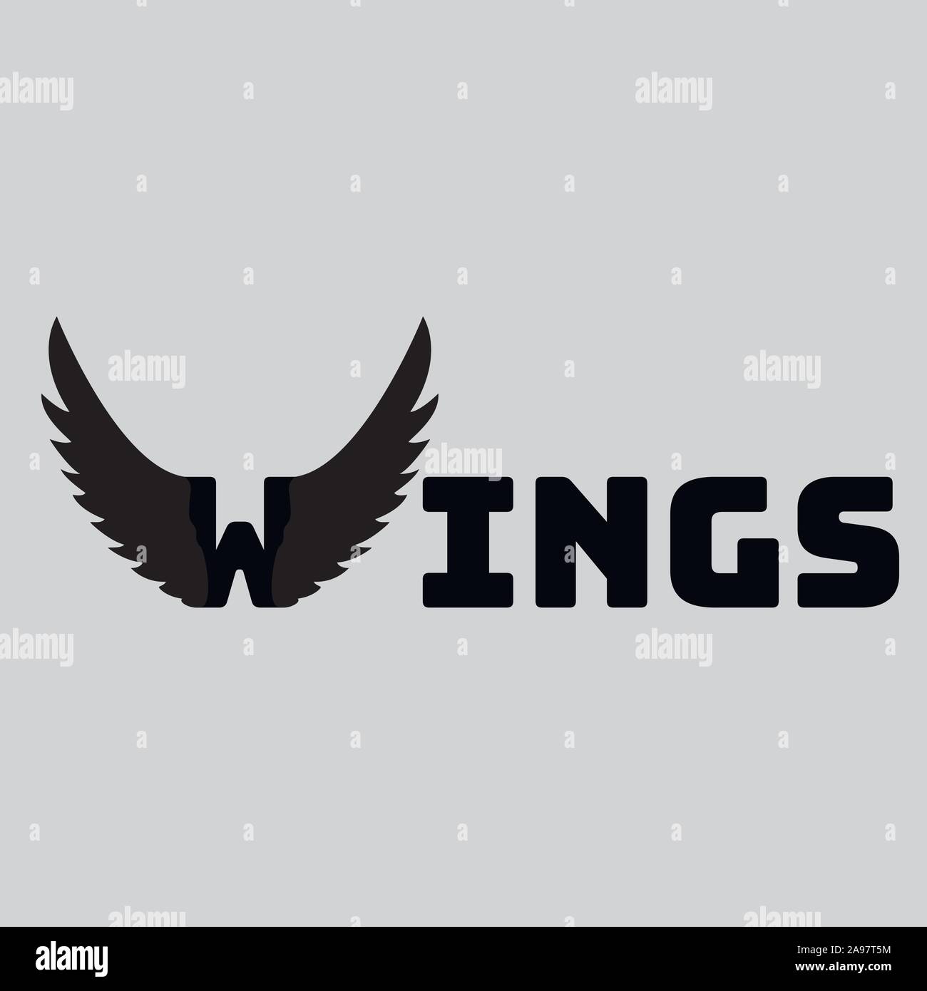 Lettering with symbol. Simply but creative vector illustration for logo ...