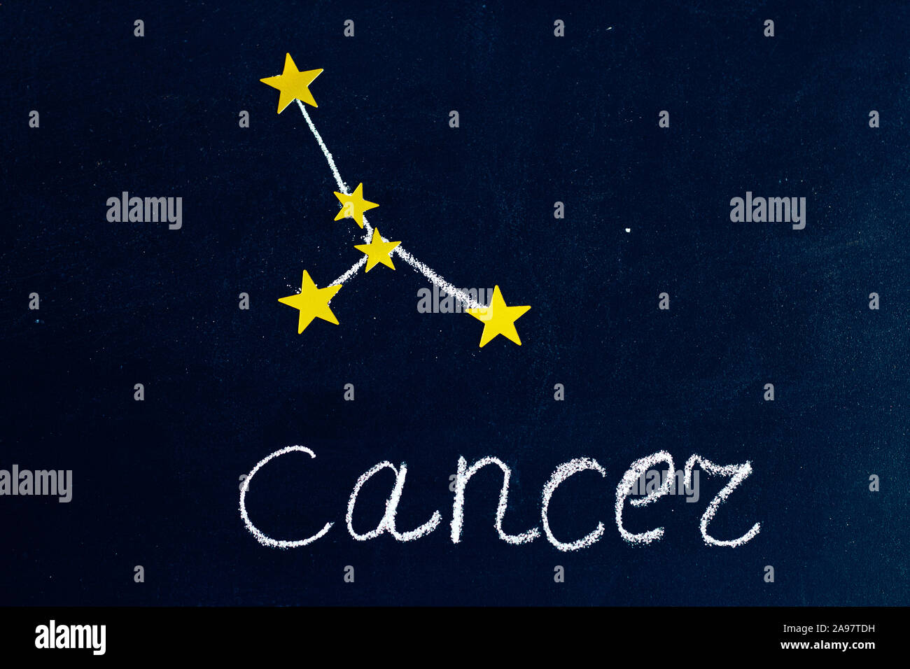 Cancer constellation map hi-res stock photography and images - Alamy