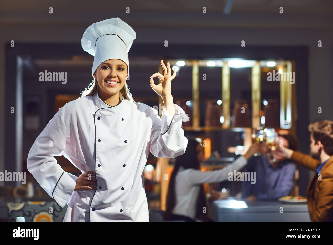 Cook in the restaurant hi-res stock photography and images - Alamy
