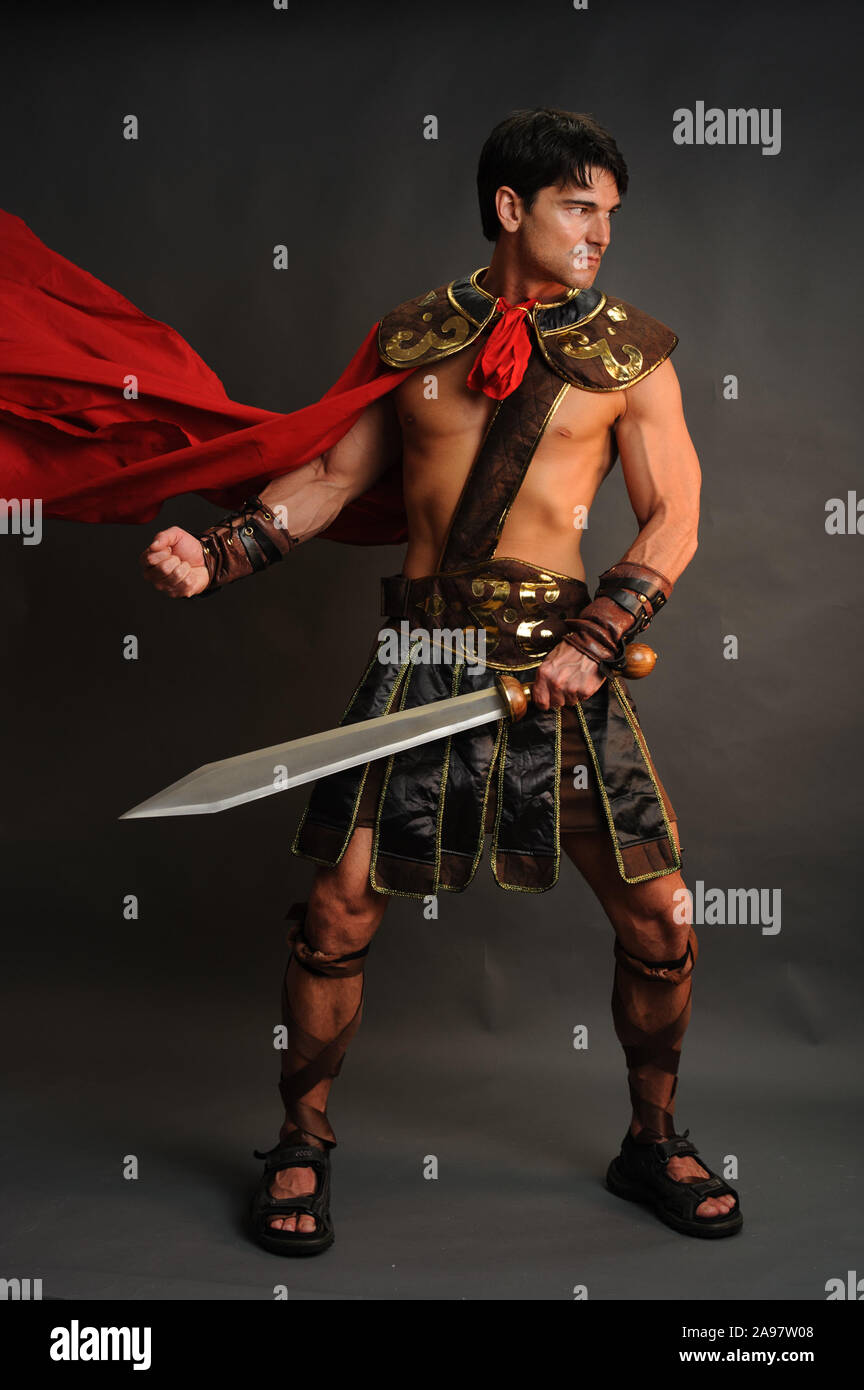 The sexy warrior poses for the photo Stock Photo - Alamy
