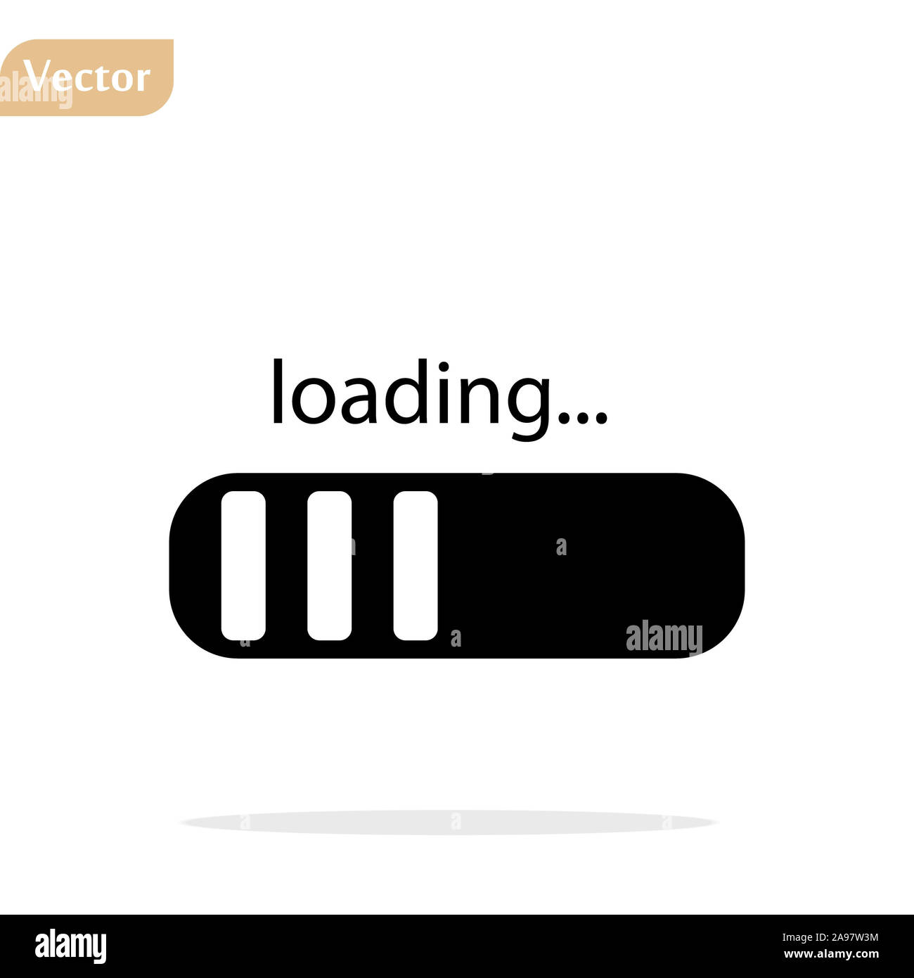 Black Loading icon, isolated on white background Stock Photo - Alamy Black Loading icon, isolated on white background Stock Photo - Alamy