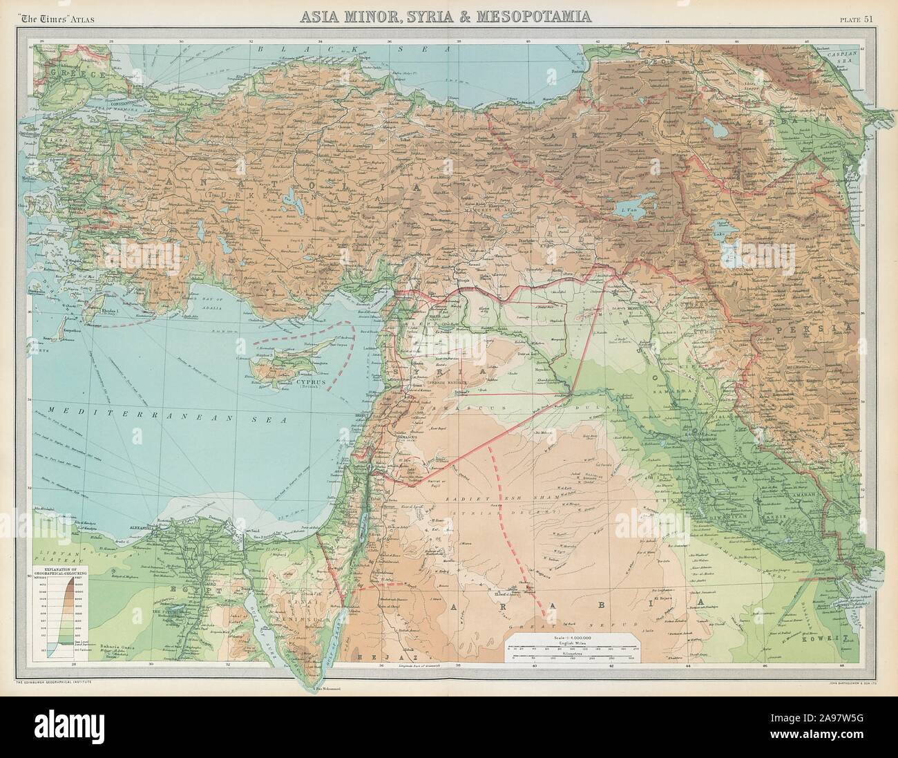Treaty Of Sevres Map