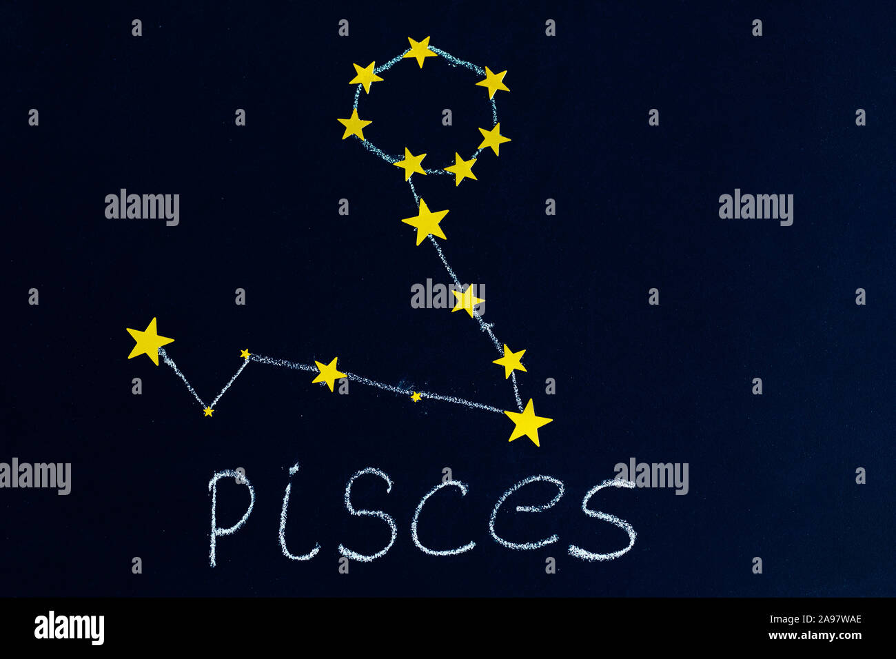Pisces constellation map hi-res stock photography and images - Alamy
