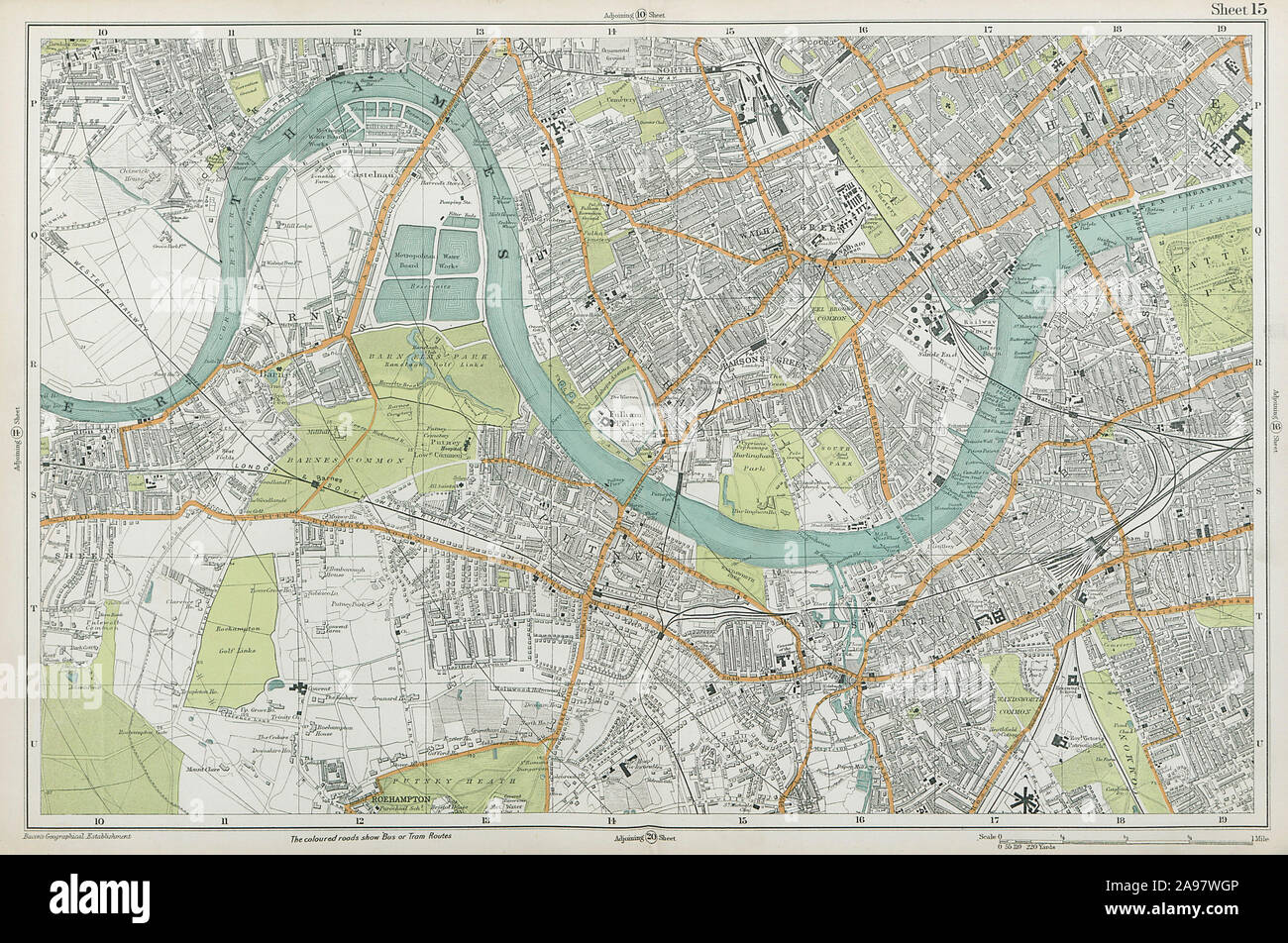 Map of barnes hi-res stock photography and images - Alamy