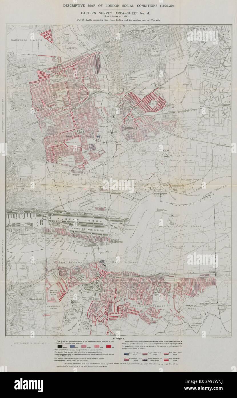 Woolwich charles booth poverty map hi-res stock photography and images ...