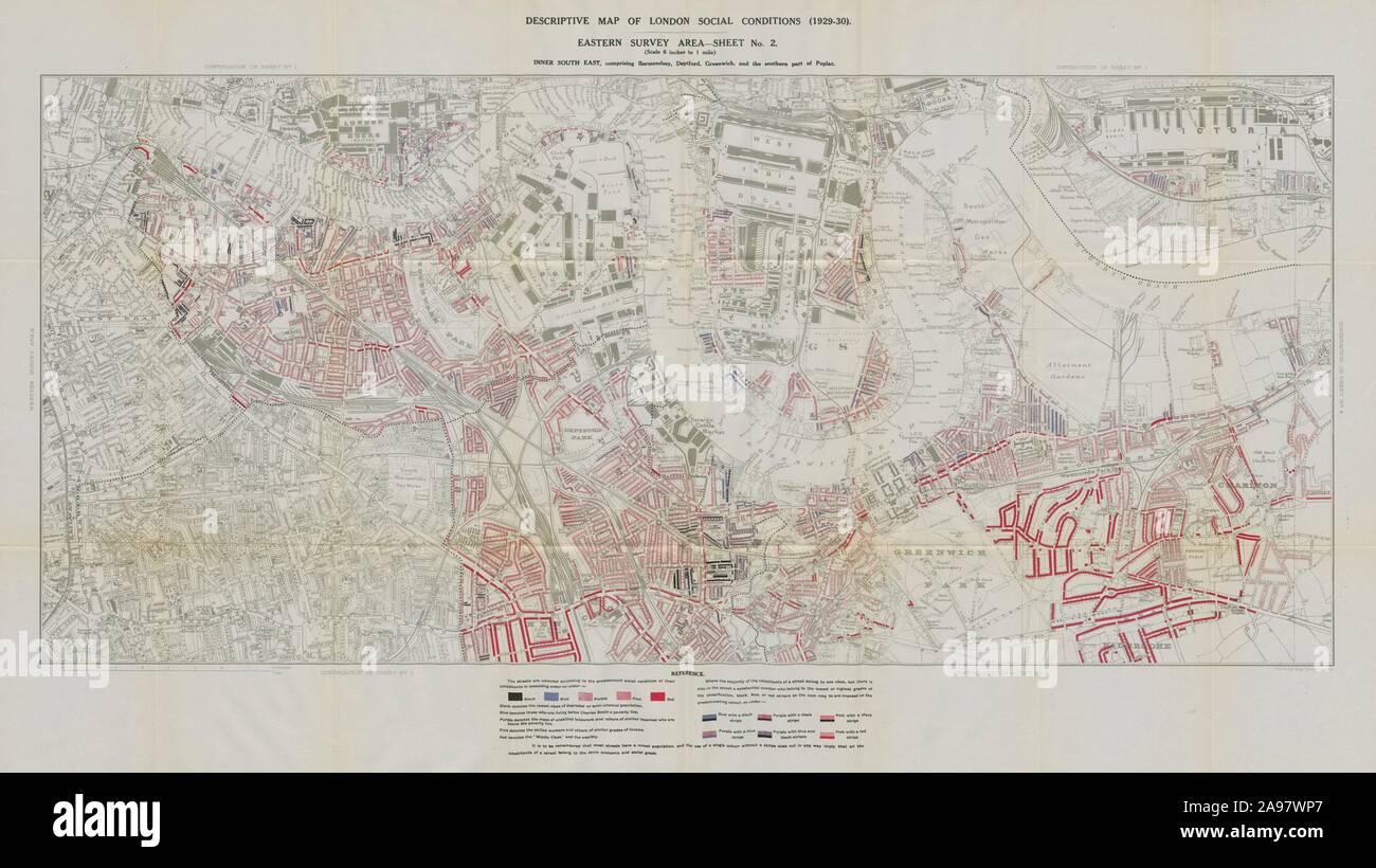 Charles booth poverty map hi-res stock photography and images - Alamy