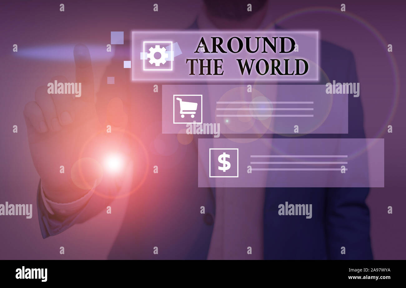 Handwriting text writing Around The World. Conceptual photo saying that ...