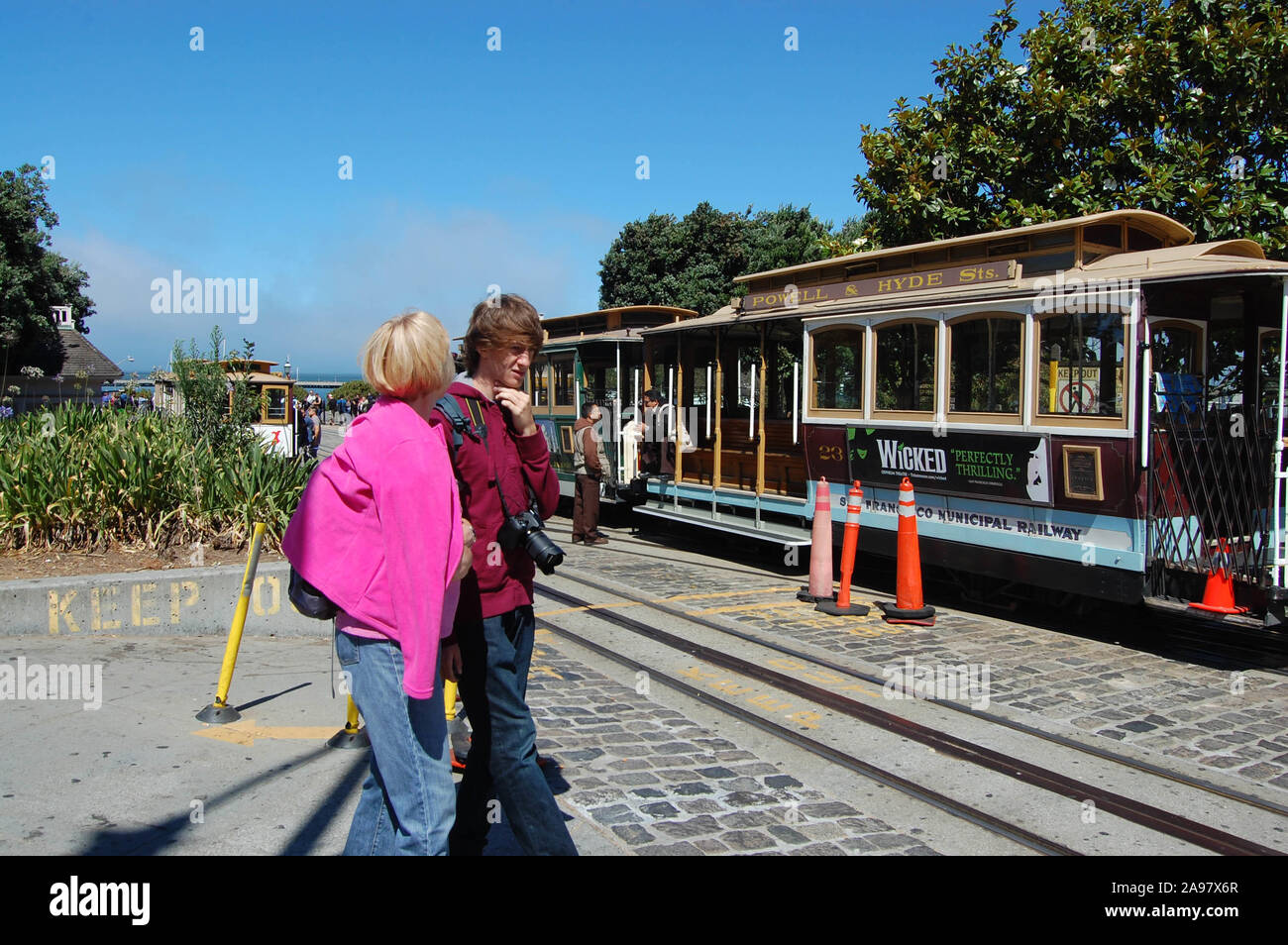 Street car in San Francisco bay USA Stock Photo - Alamy