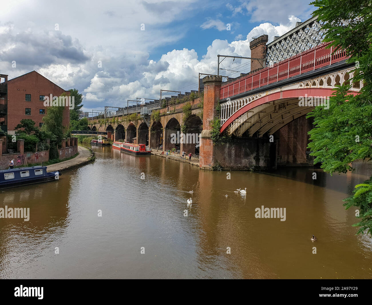 Manchester, United Kingdom - July 30, 2019: Beautuful view of ...