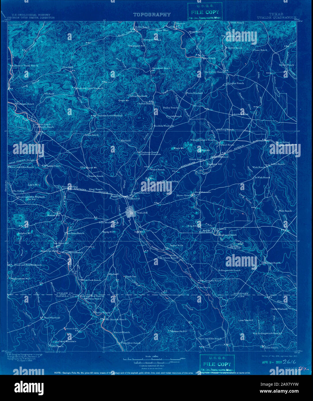 Map of uvalde hi-res stock photography and images - Alamy