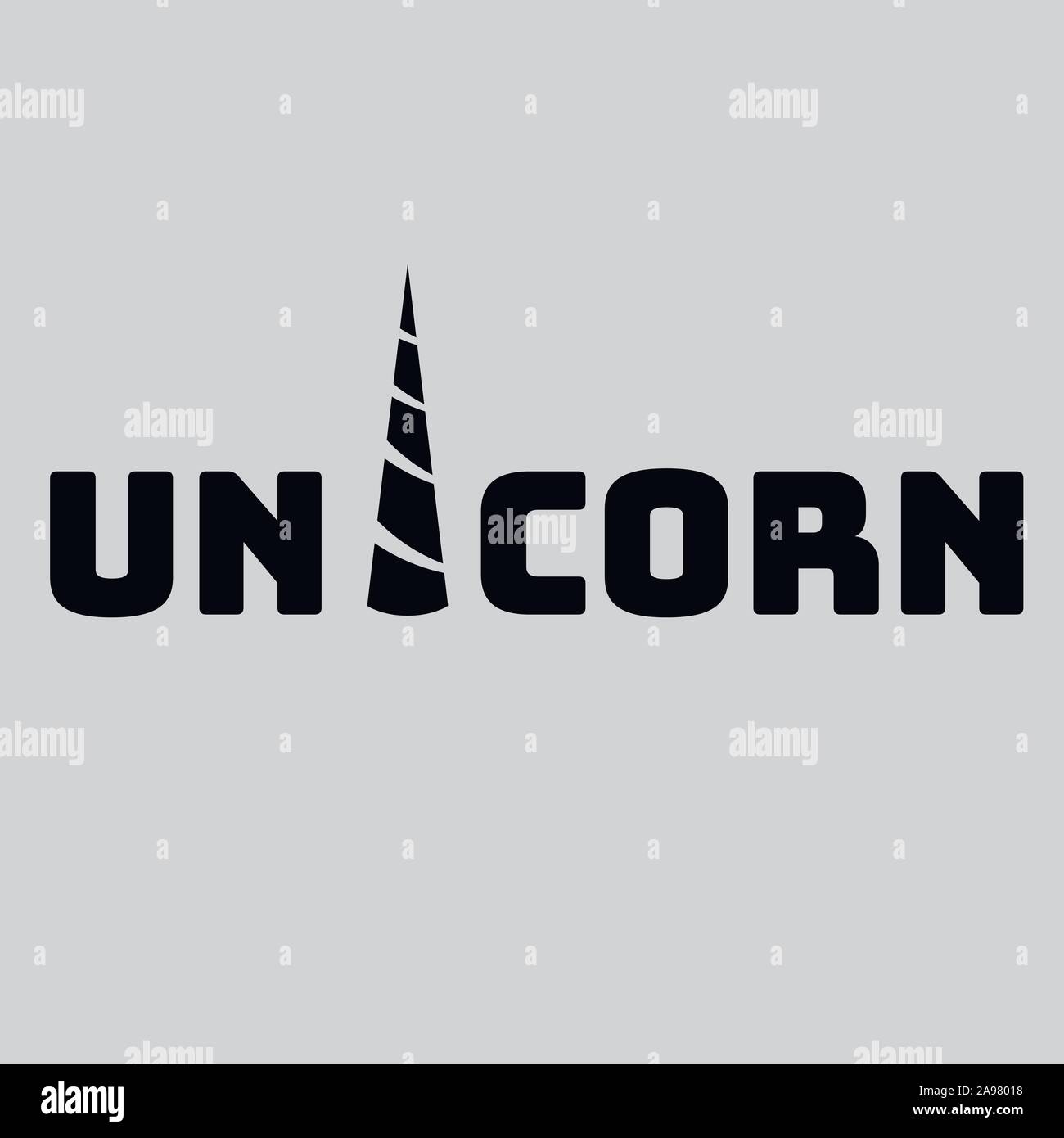 Lettering with symbol. Simply but creative vector illustration for logo ...