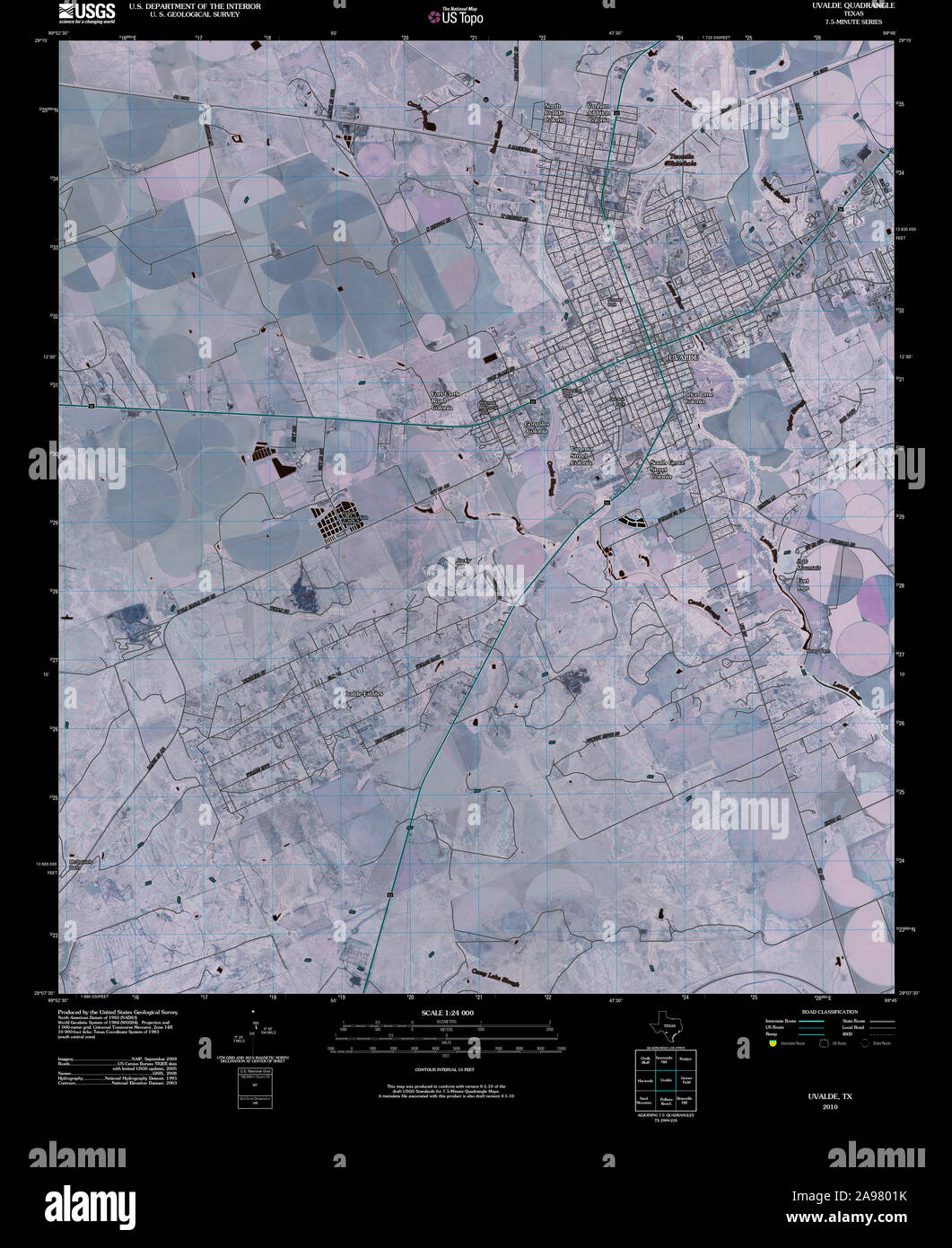 Uvalde map hi-res stock photography and images - Alamy