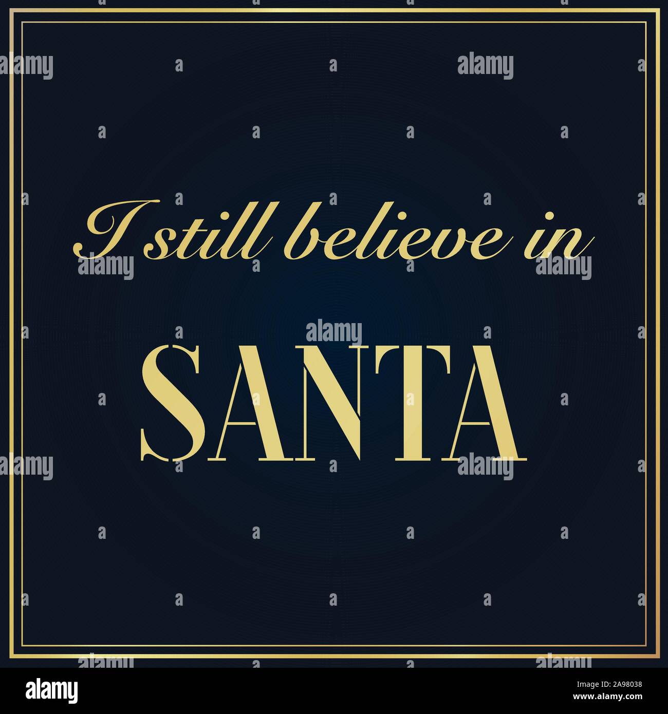 Inspirational Typographic lettering Quote with golden frame ...