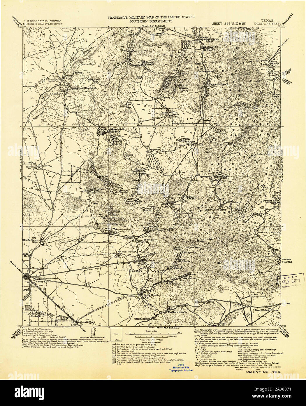 Valentine texas map hi-res stock photography and images - Alamy