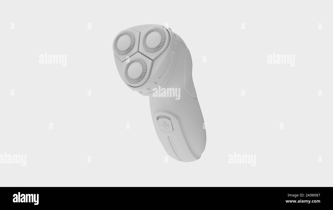 3d rendering of a shaving machine isolated in studio background Stock ...