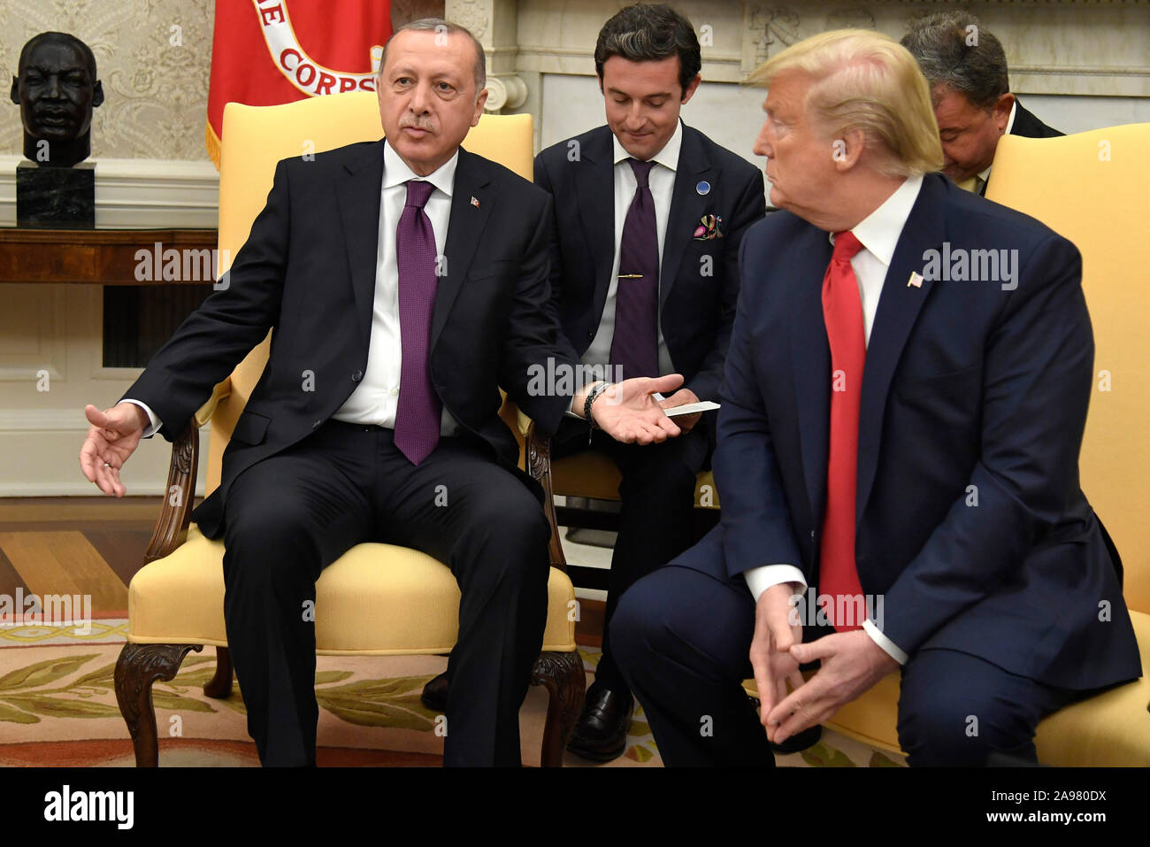 Recep tayyip erdogan in oval office hi-res stock photography and images ...