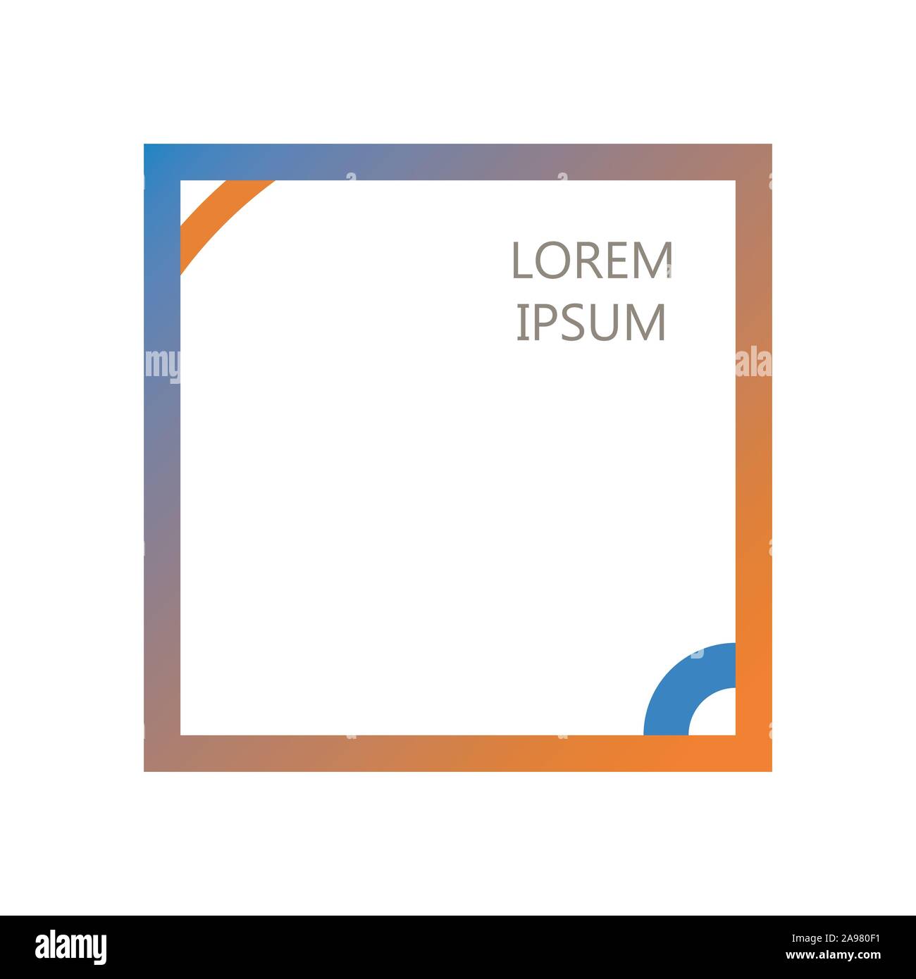 Abstract vector frames for internet stories set Stock Vector Image ...
