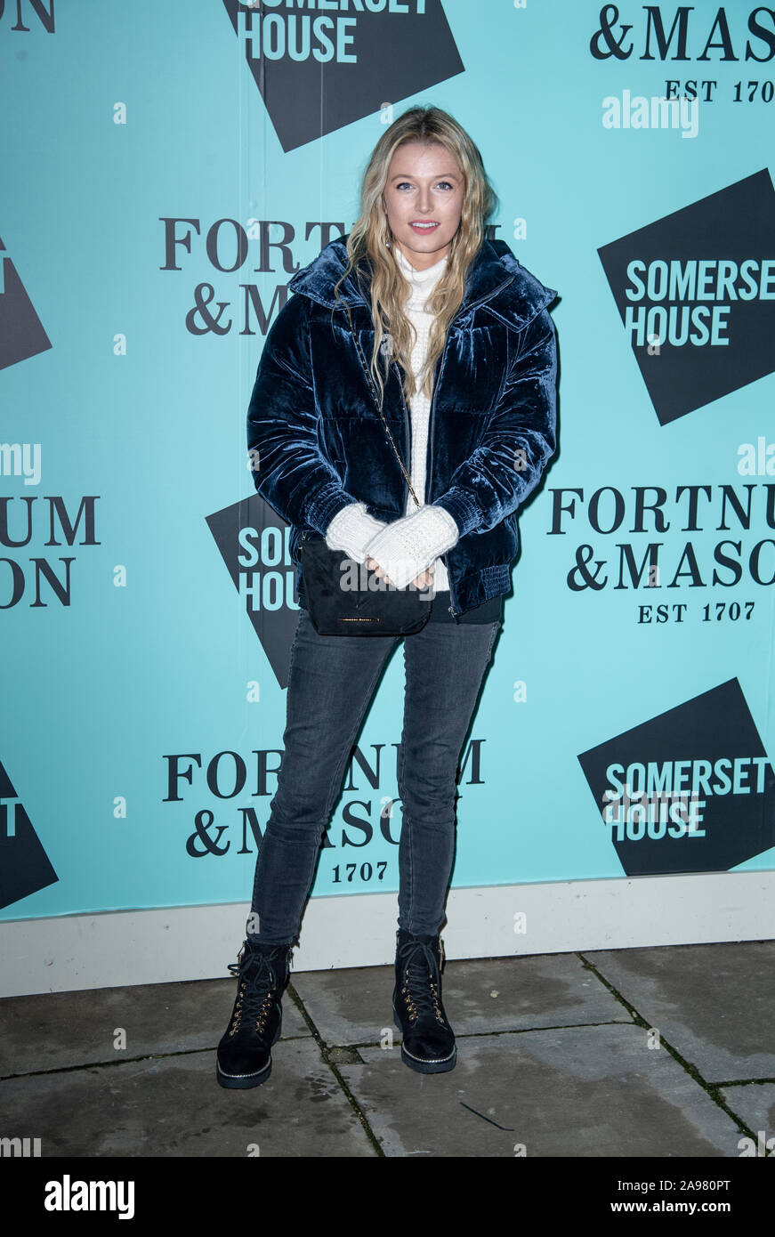 LONDON, ENGLAND - NOV 12: Lily Travers attends the opening party of ...